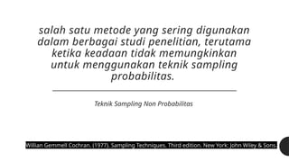 Contoh Nonprobability Sampling Metpen.pptx