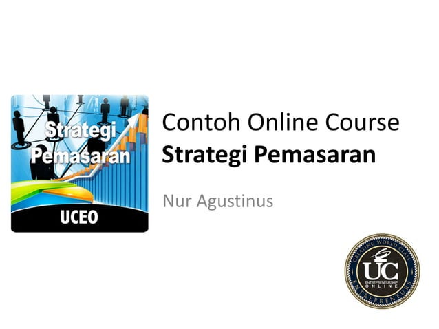 Contoh online course (strategi pemasaran) | PPT