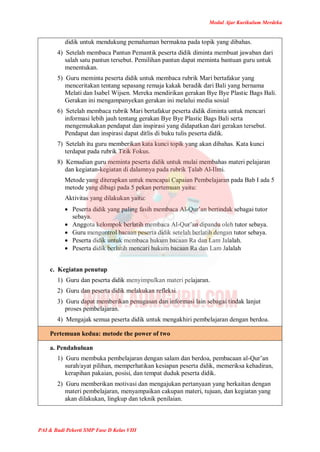 Modul Ajar PAI Kelas 8 Kurikulum Merdeka | PDF