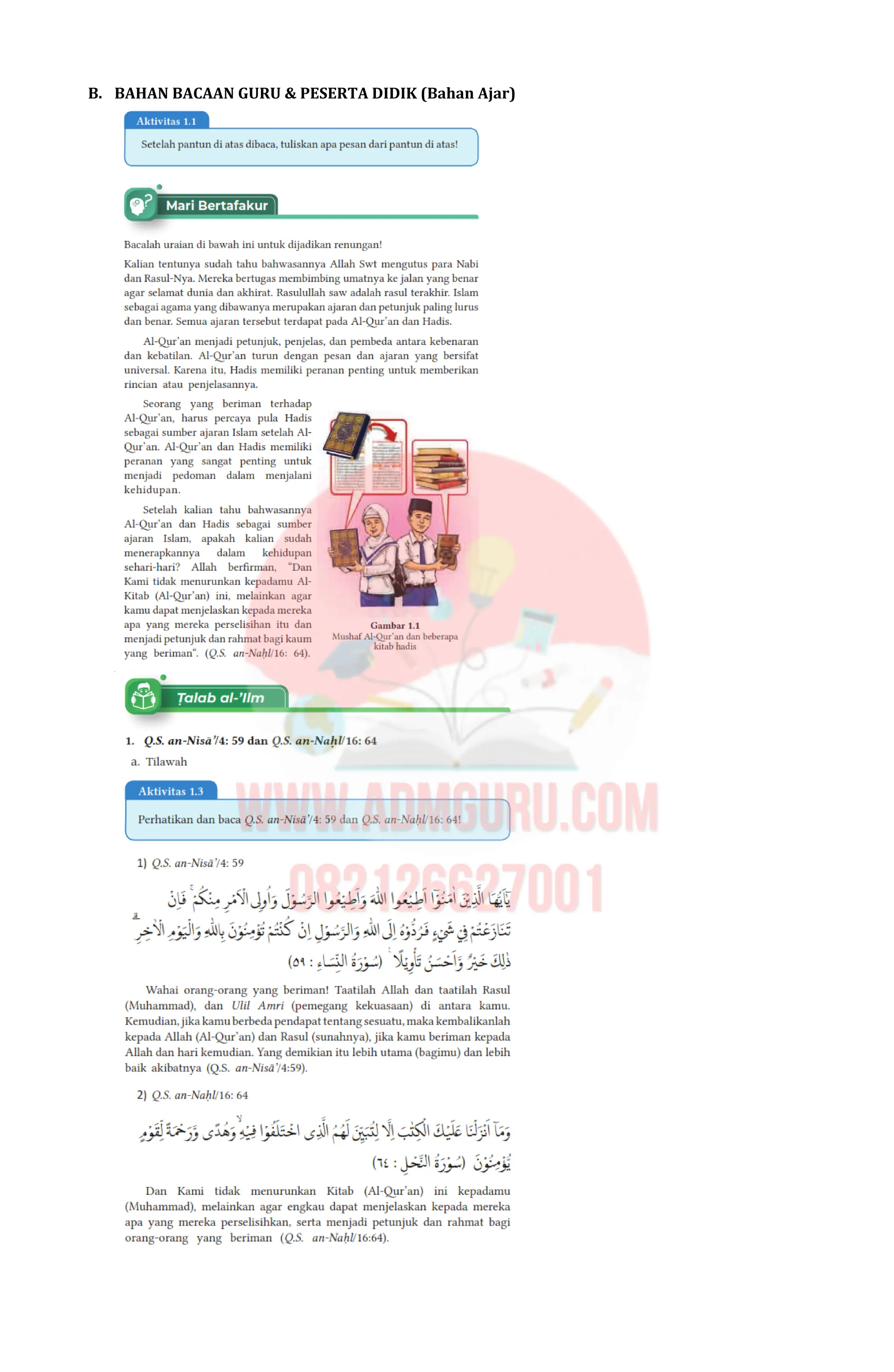 Modul Ajar PAI Kelas 7 Deep Learning New | PDF