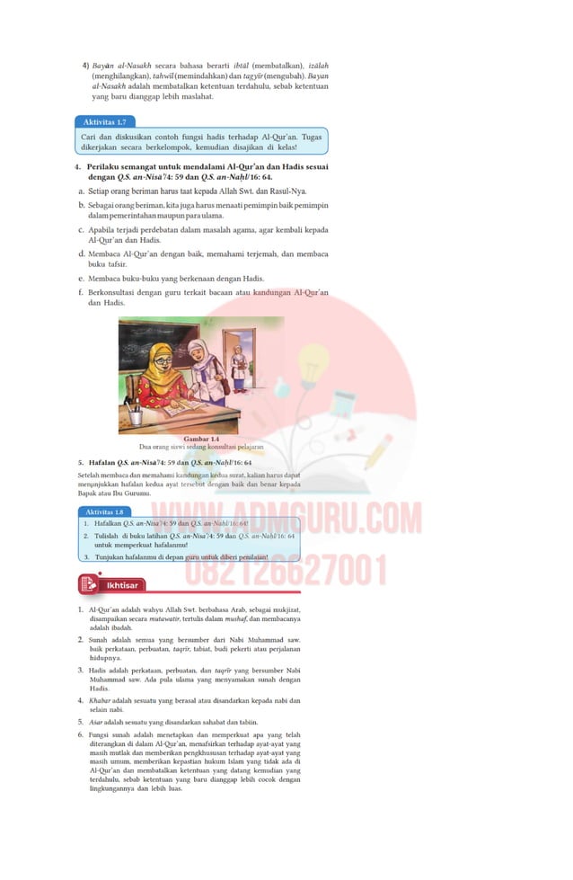 Modul Ajar PAI Kelas 7 Deep Learning New | PDF