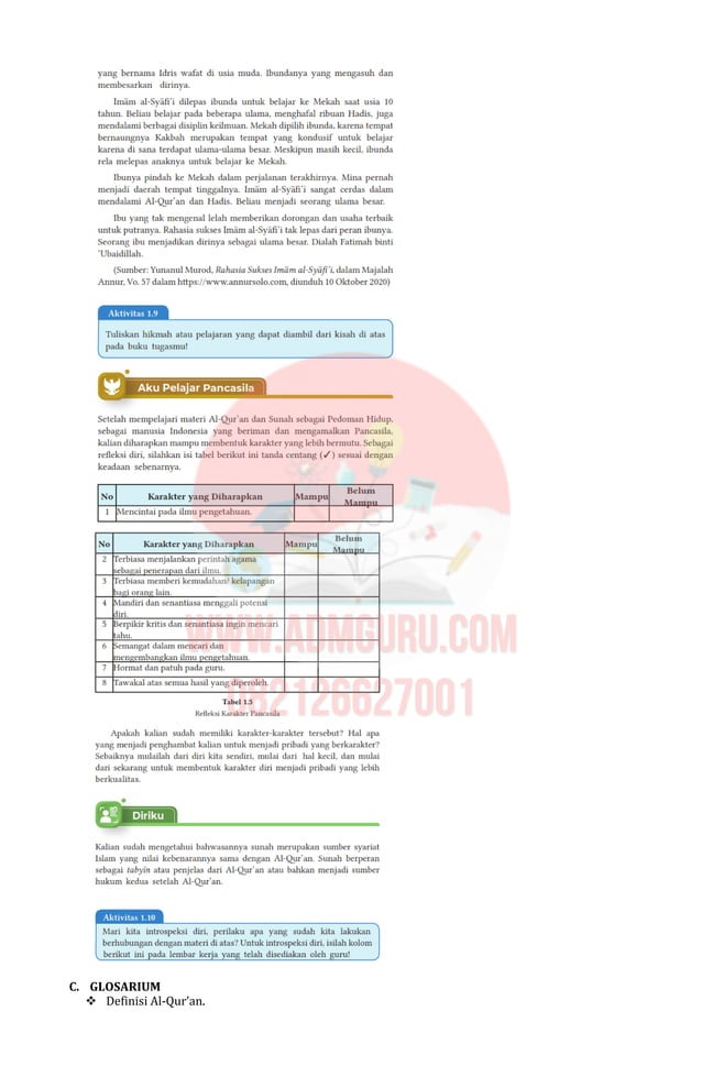 Modul Ajar PAI Kelas 7 Deep Learning New | PDF