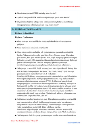 Modul Ajar PAK SMA Kelas 11 Kurikulum Merdeka | DOCX