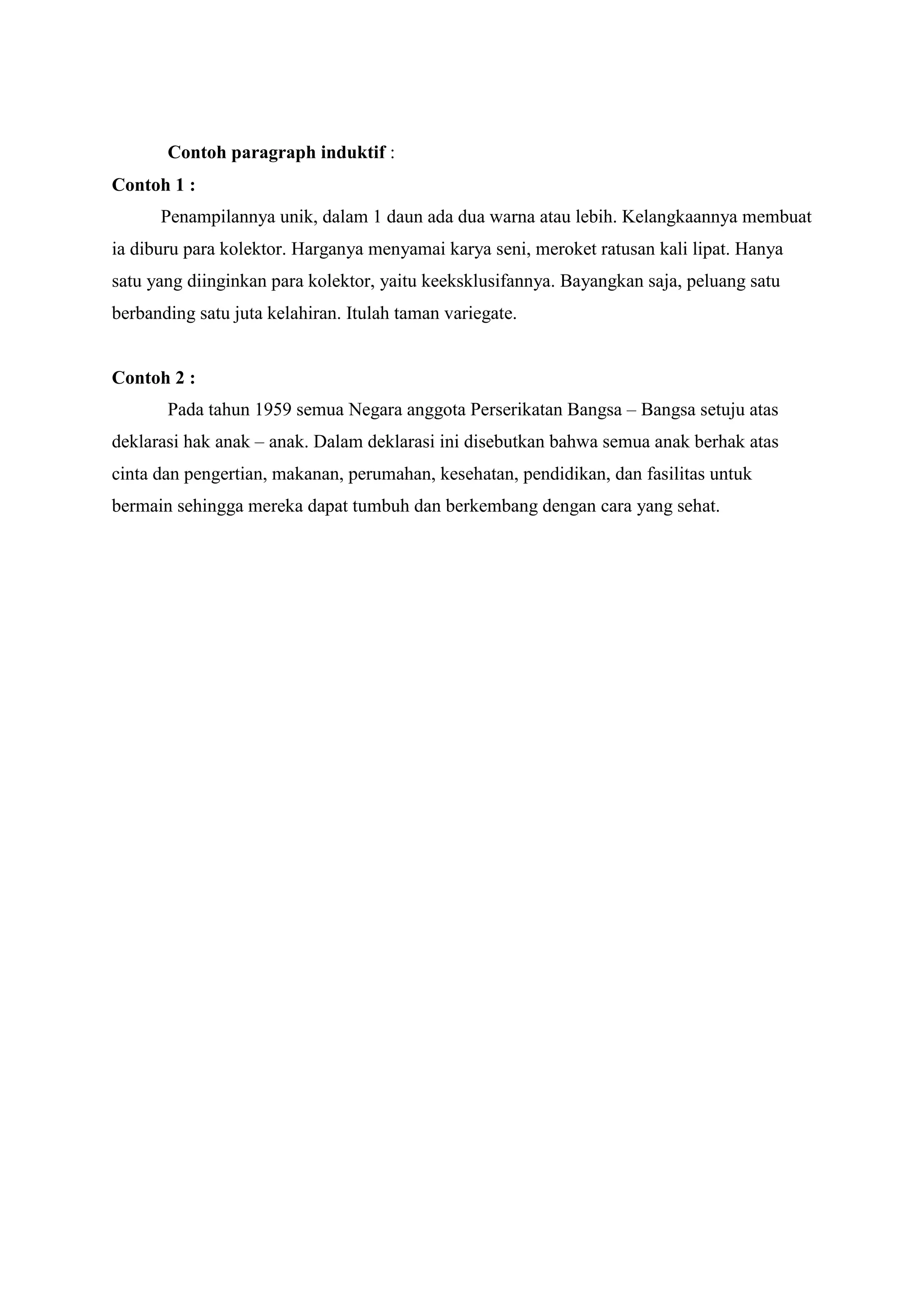 Contoh paragraf deduktif 1 | DOCX