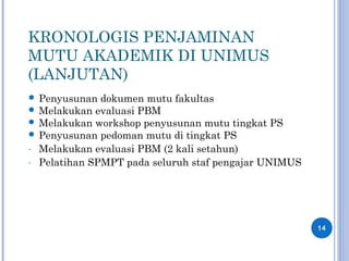 Contoh pelaksanaan spmi pt | PPT