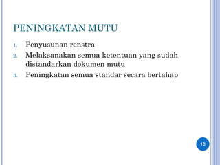 Contoh pelaksanaan spmi pt | PPT