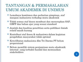 Contoh pelaksanaan spmi pt | PPT