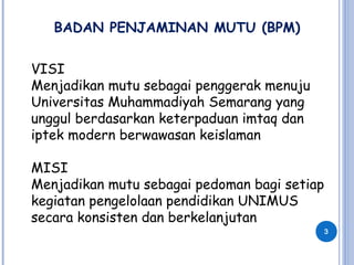 Contoh pelaksanaan spmi pt | PPT
