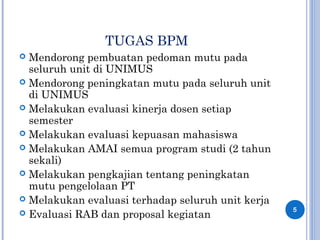 Contoh pelaksanaan spmi pt | PPT