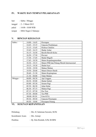 Contoh pembuatan proposal pmr tugas bu tutik | DOC