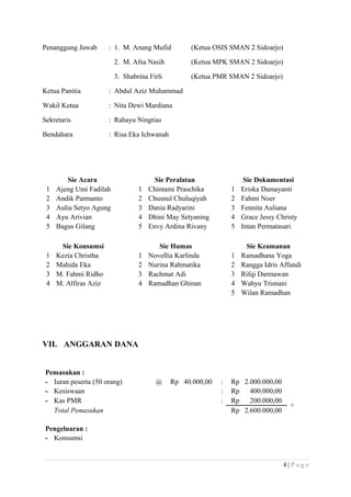 Contoh pembuatan proposal pmr tugas bu tutik | DOC