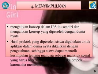 Contoh pendekatan scientific ips | PPTX