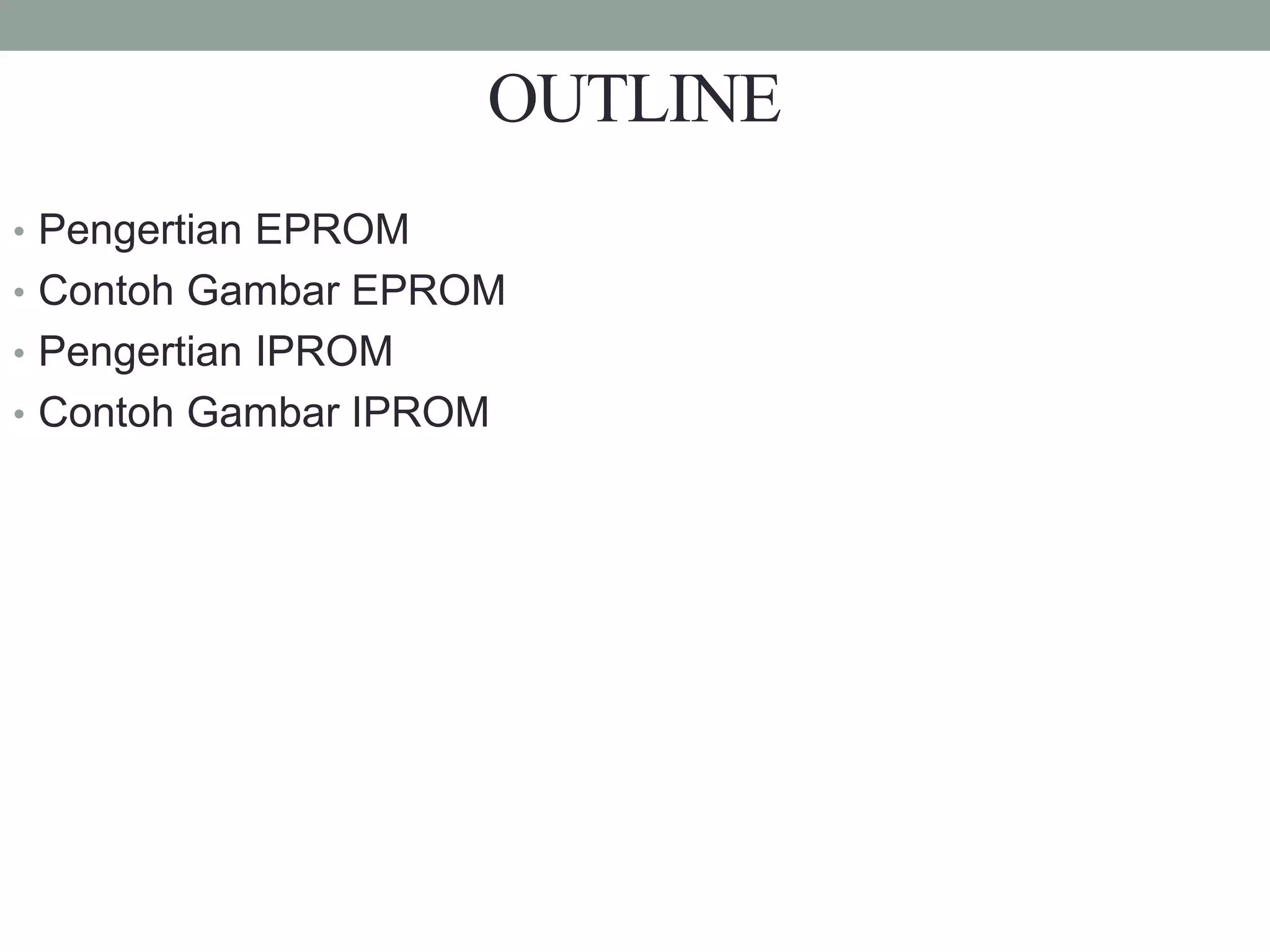Contoh penggabungan eprom & iprom | PPTX
