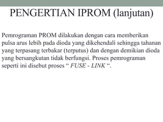 Contoh penggabungan eprom & iprom | PPTX