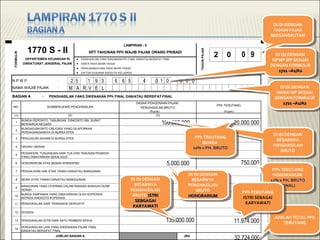 Contoh pengisian spt p ph op 1770 s & 1770ss | PPT