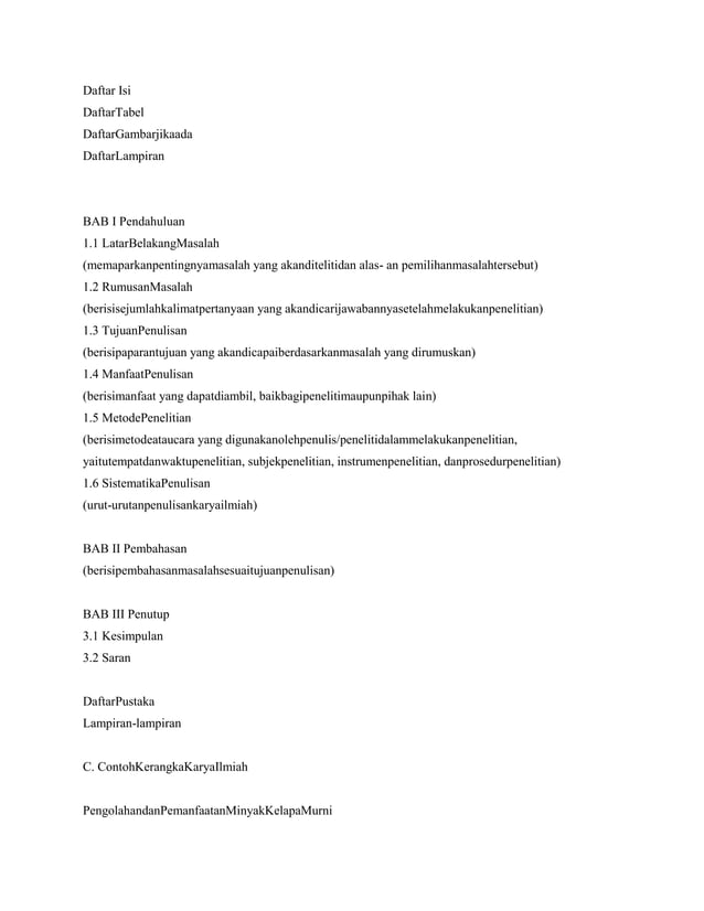 Contoh penulisan papers | PDF