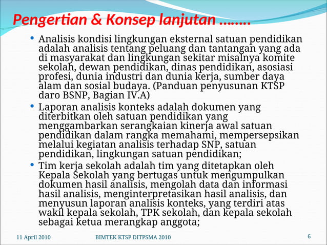 Contoh Penyusunan Laporan Analisis Konteks (Jika Diminta).ppt