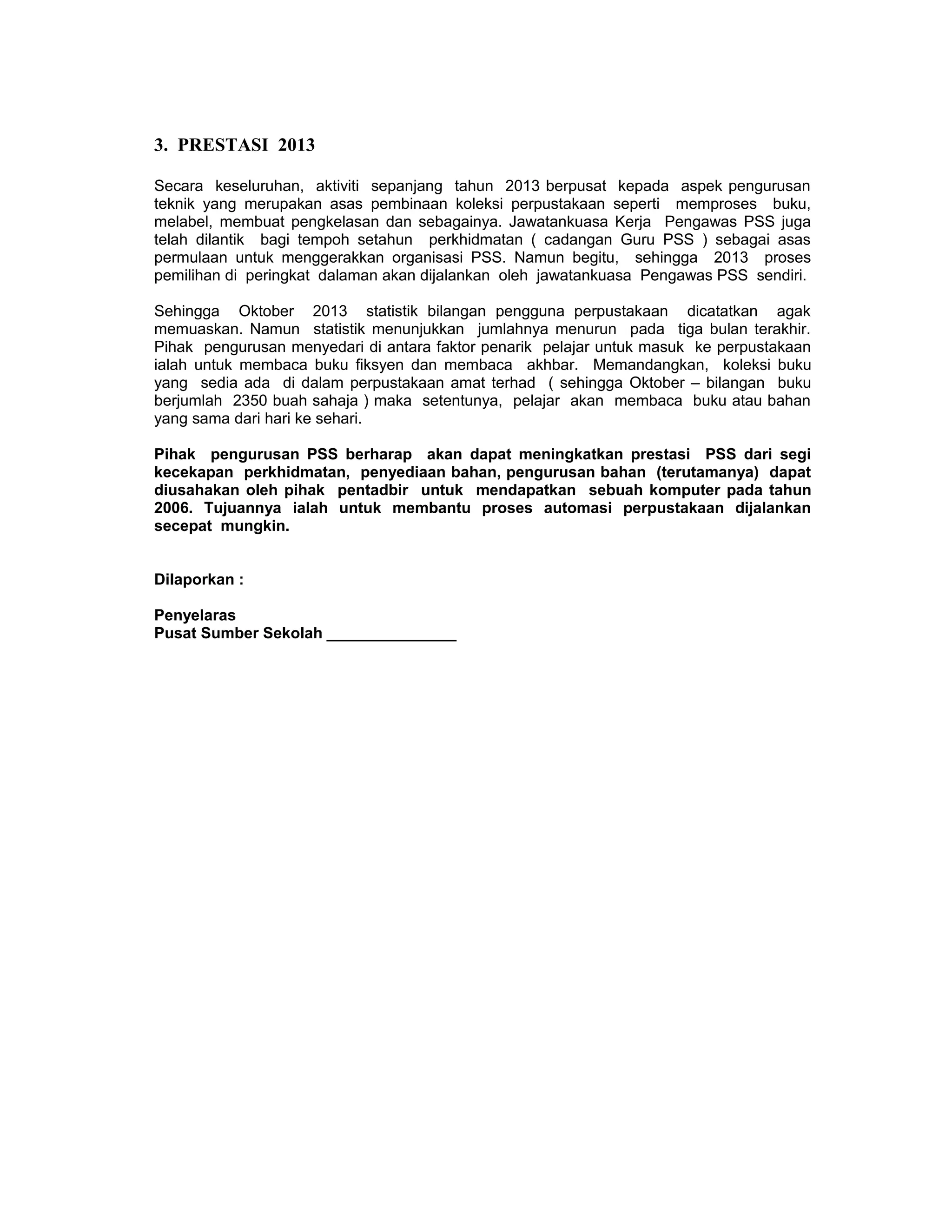 Contoh perancangan pss 2 | PDF