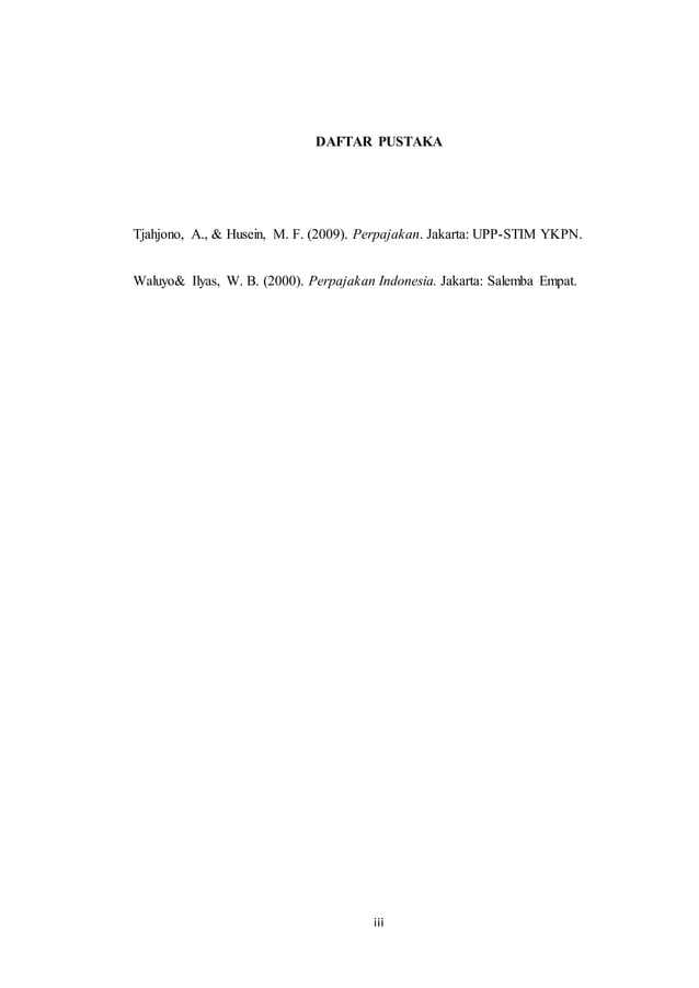 Contoh perhitungan p ph pasal 23 | PDF