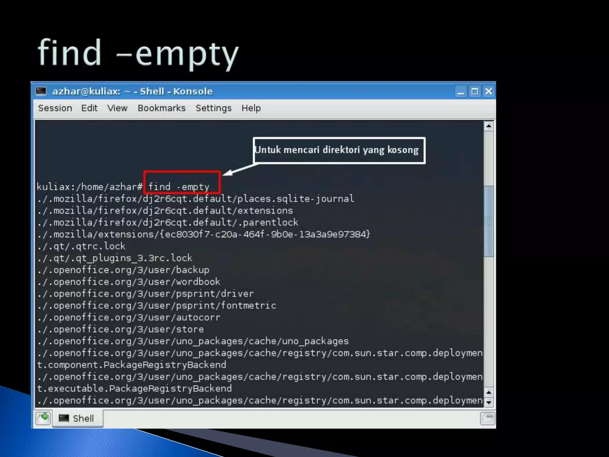 Contoh perintah dasar linux | PPTX