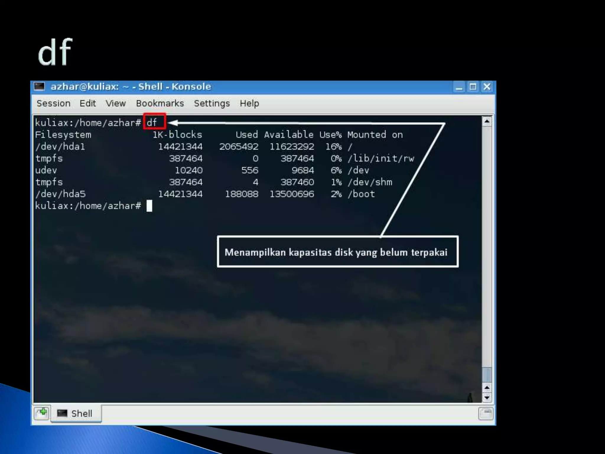 Contoh perintah dasar linux | PPTX