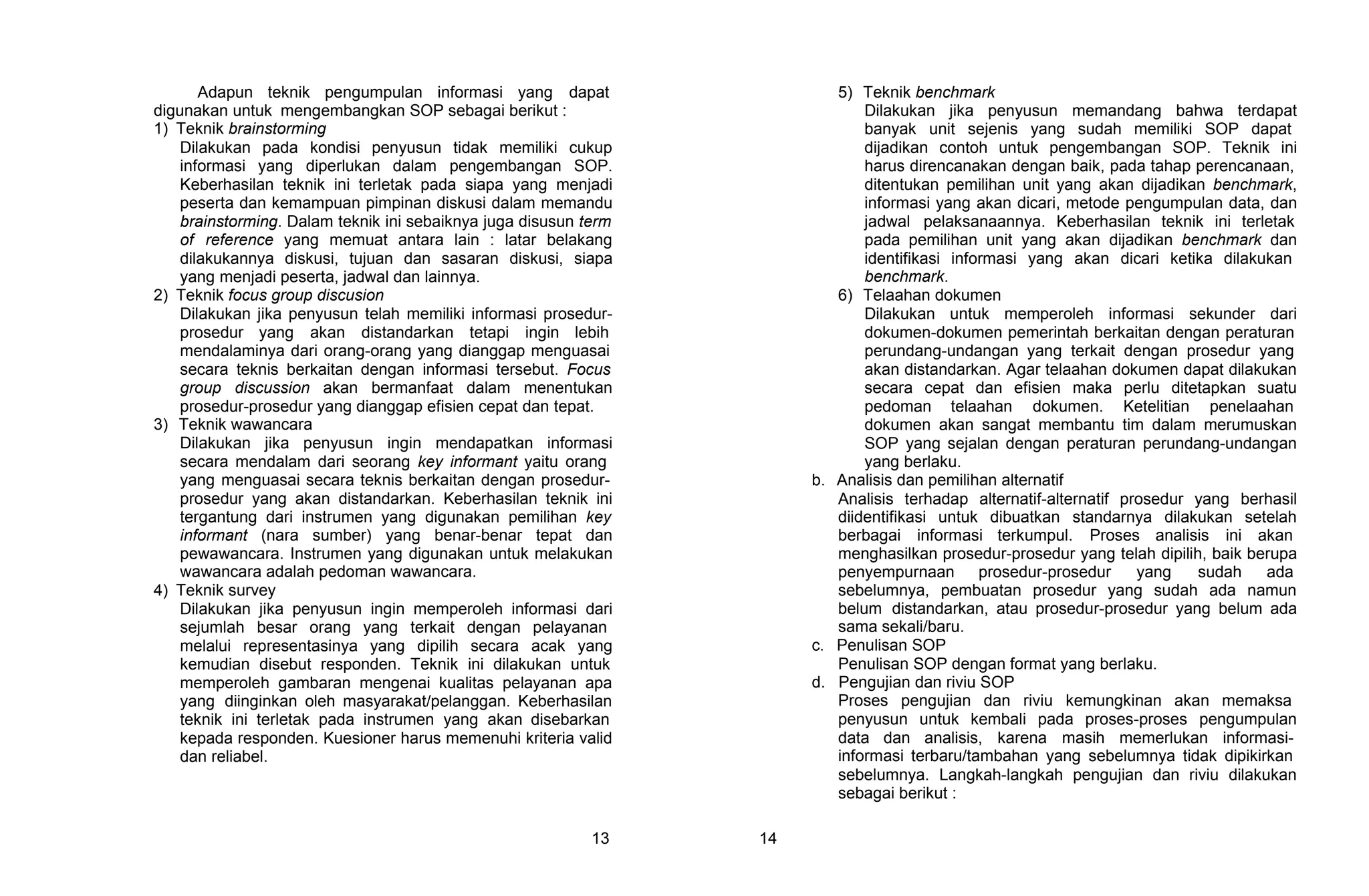 Contoh perkada ttg sop pemda | DOC