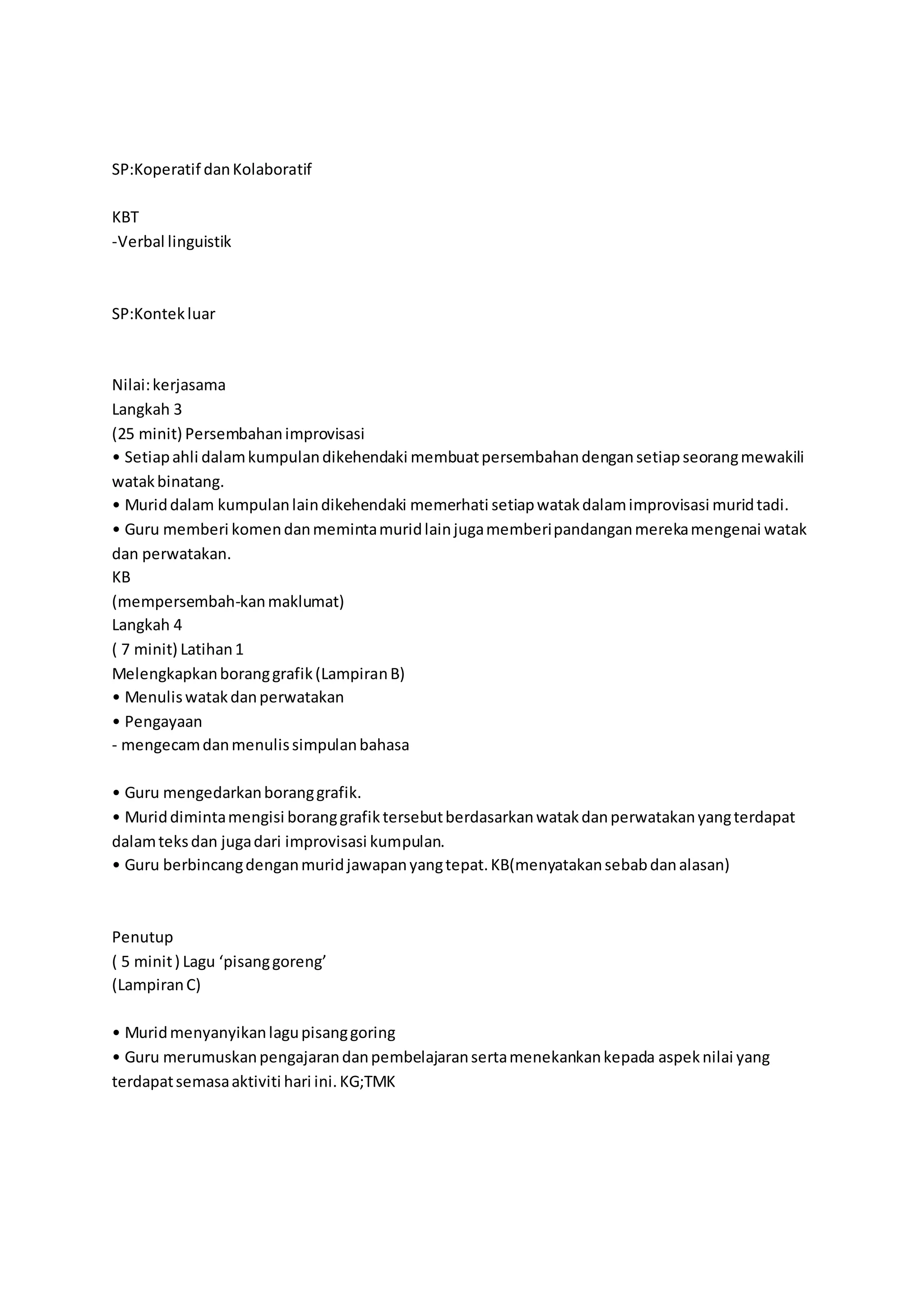 CONTOH PERMAINAN BAHASA | DOCX