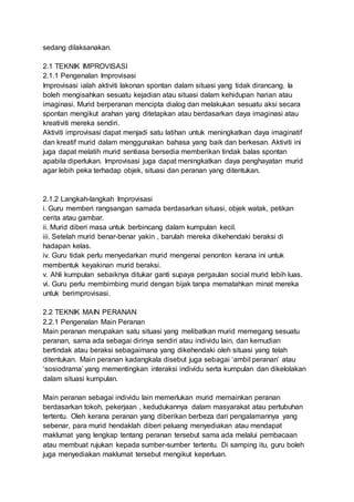 CONTOH PERMAINAN BAHASA | DOCX