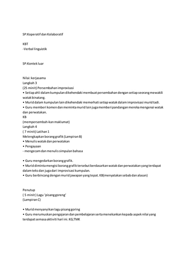 CONTOH PERMAINAN BAHASA | DOCX