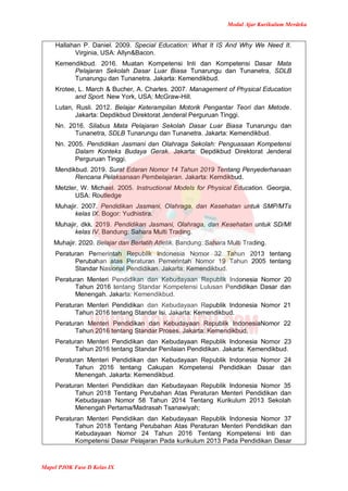 Modul Ajar PJOK Kelas 9 Kurikulum Merdeka | PDF