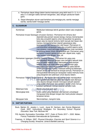 Modul Ajar PJOK Kelas 9 Kurikulum Merdeka | PDF