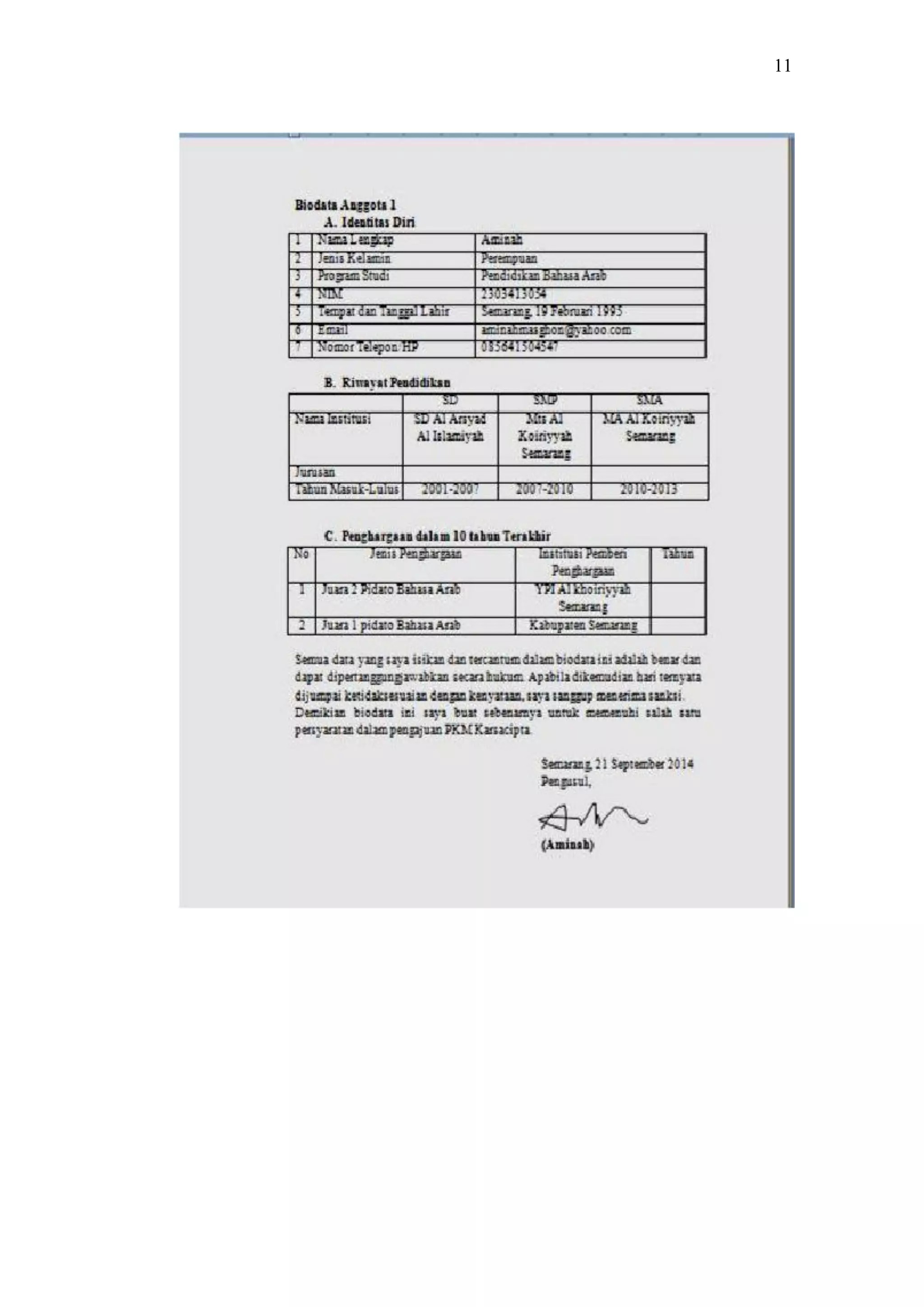 Contoh pkm kc lolos dikti 2014 | PDF