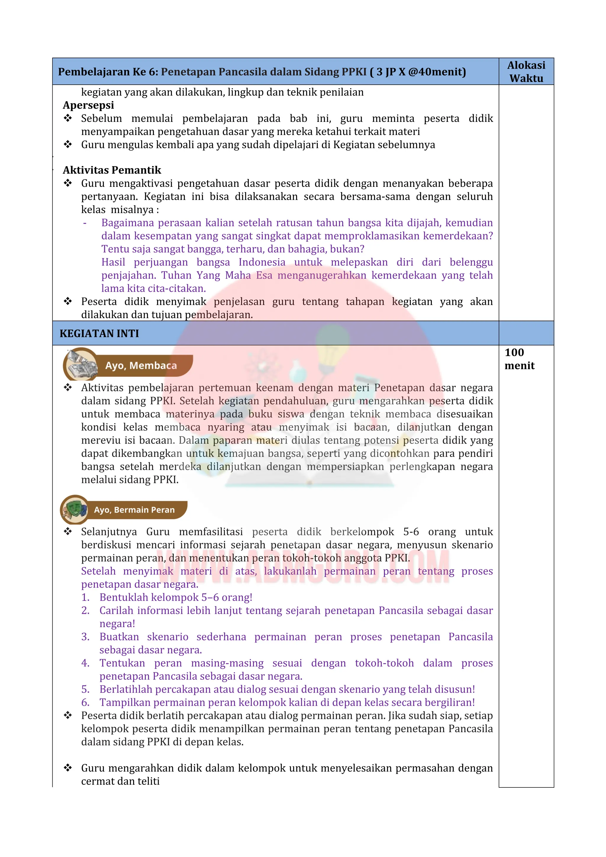 Modul Ajar PKN Kelas 7 Revisi 2024 Kurikulum Merdeka | PDF