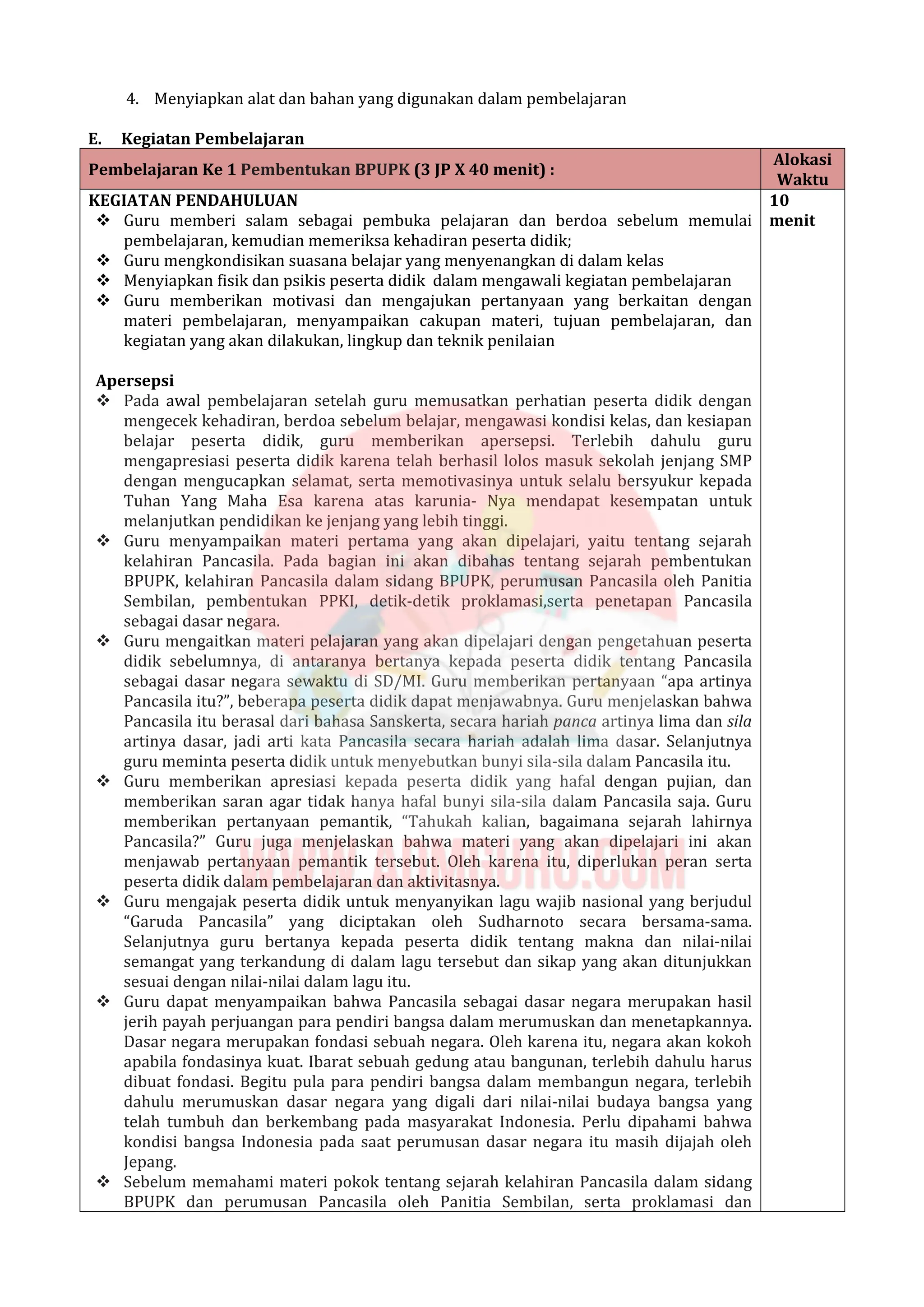 Modul Ajar PKN Kelas 7 Revisi 2024 Kurikulum Merdeka | PDF