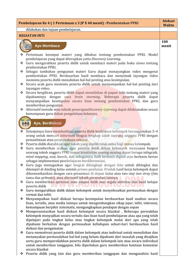 Modul Ajar PKN Kelas 7 Revisi 2024 Kurikulum Merdeka | PDF
