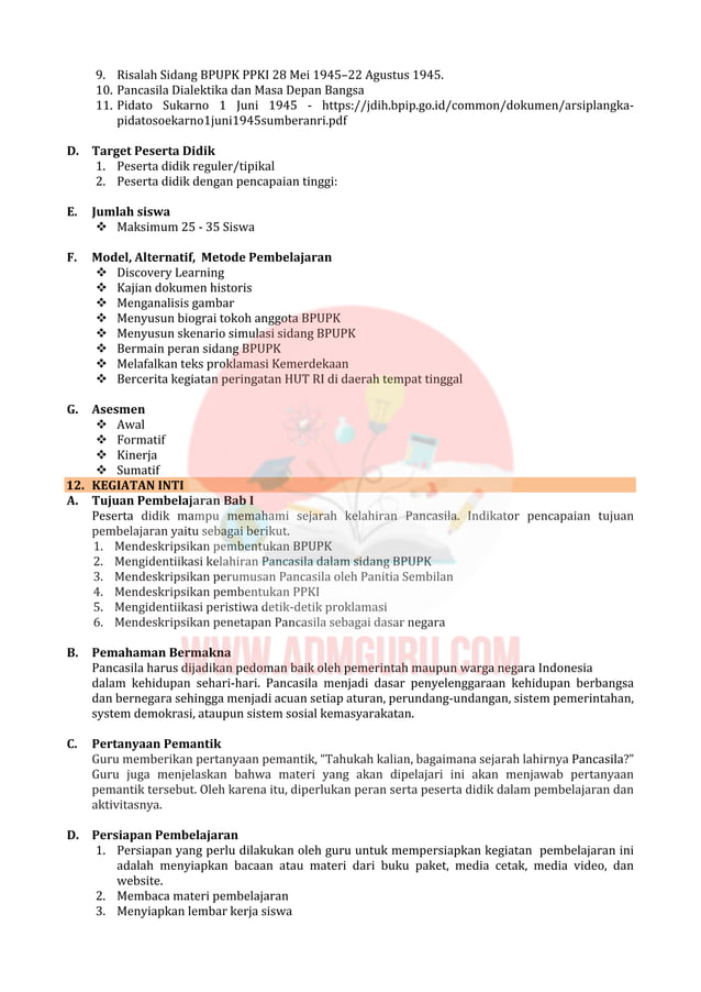 Modul Ajar PKN Kelas 7 Revisi 2024 Kurikulum Merdeka | PDF