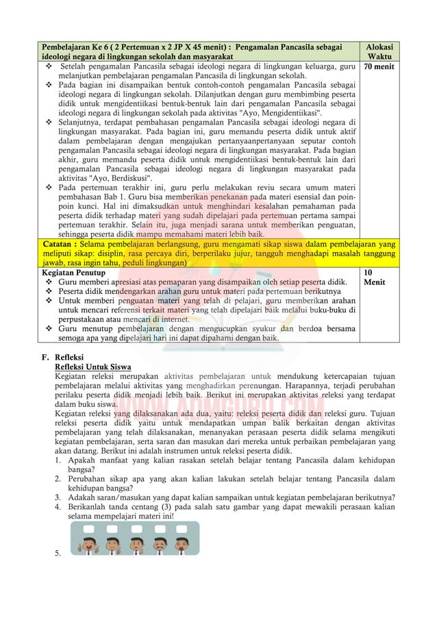 Modul Ajar PKN Kelas 8 Revisi 2024 Kurikulum Merdeka | PDF