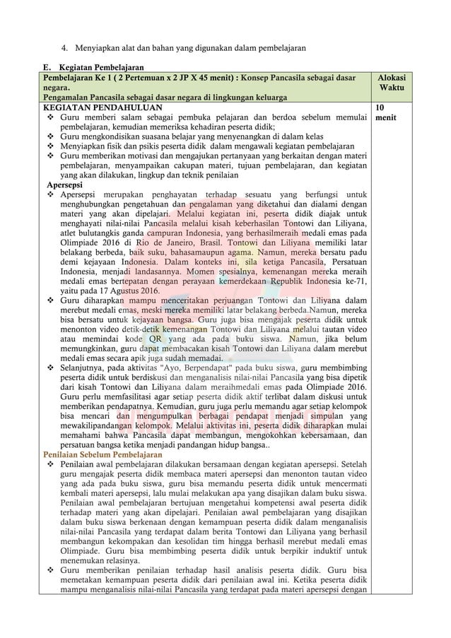 Modul Ajar PKN Kelas 8 Revisi 2024 Kurikulum Merdeka | PDF