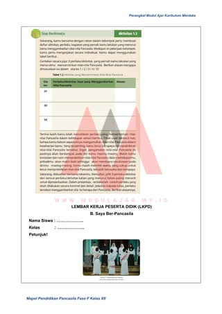 Modul Ajar PKN Kelas 12 Kurikulum Merdeka | PDF