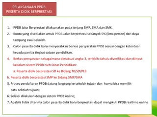 Contoh ppdb | PPT