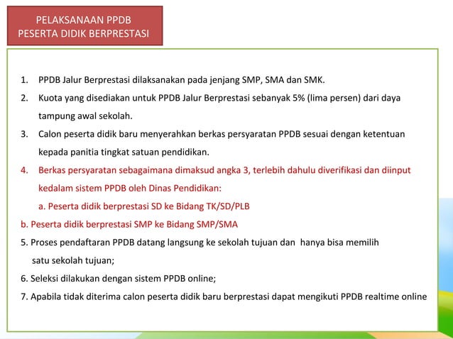 Contoh ppdb | PPT