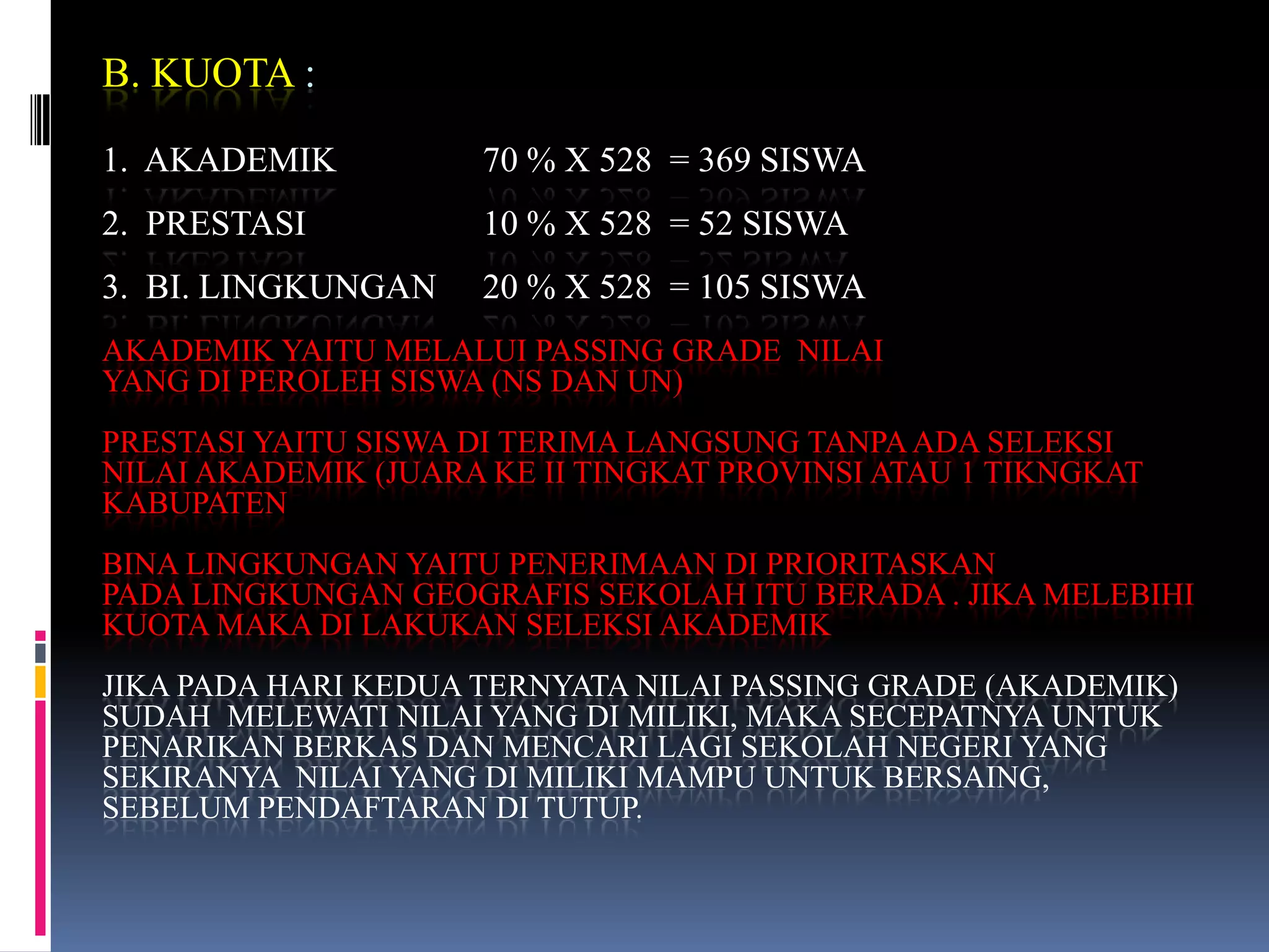 Contoh ppdb pada smpn reguler | PPTX