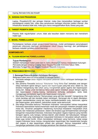 Modul Ajar PKN Kelas 9 Kurikulum Merdeka | PDF