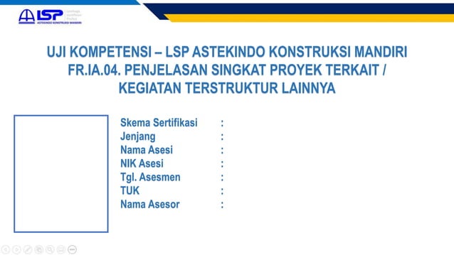 contoh draft ppt | PPTX