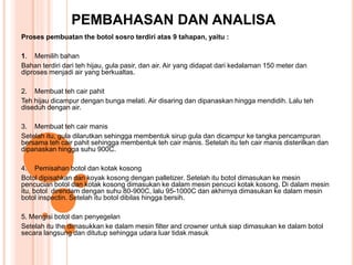 Sistem Informasi Akuntansi Perusahaan Sosro | PPTX