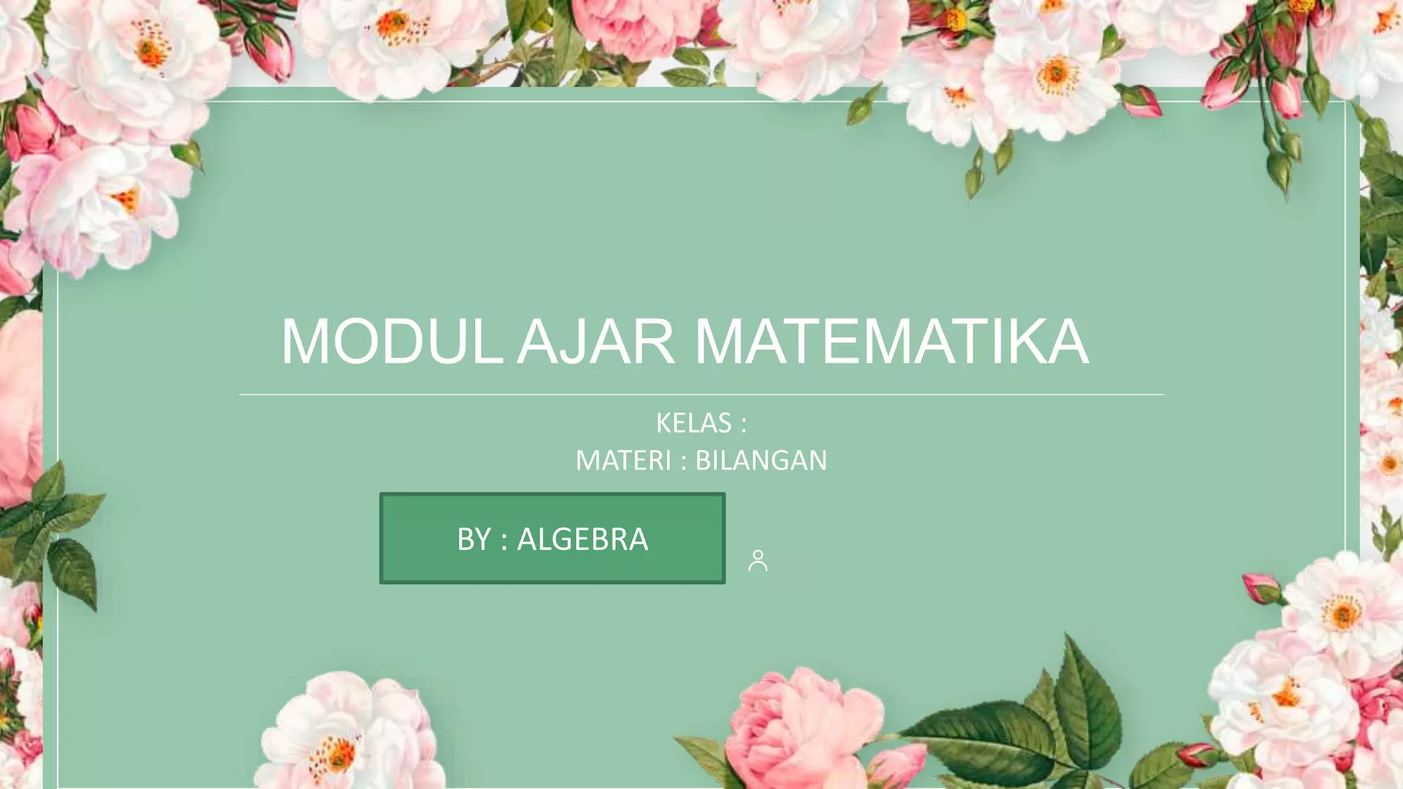 CONTOH PPT MODUL MATEMATIKA.ppt