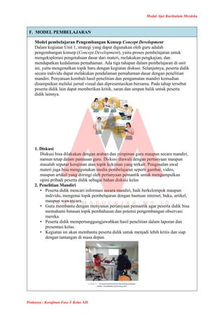 Modul Ajar Prakarya Kerajinan Kelas 12 Kurikulum Merdeka | PDF