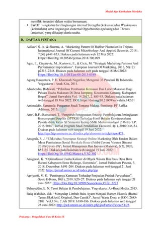 Modul Ajar Prakarya Pengolahan Kelas 9 Kurikulum Merdeka | PDF