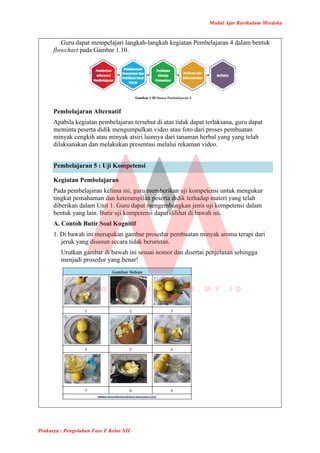 Modul Ajar Prakarya Pengolahan Kelas 12 Kurikulum Merdeka | PDF