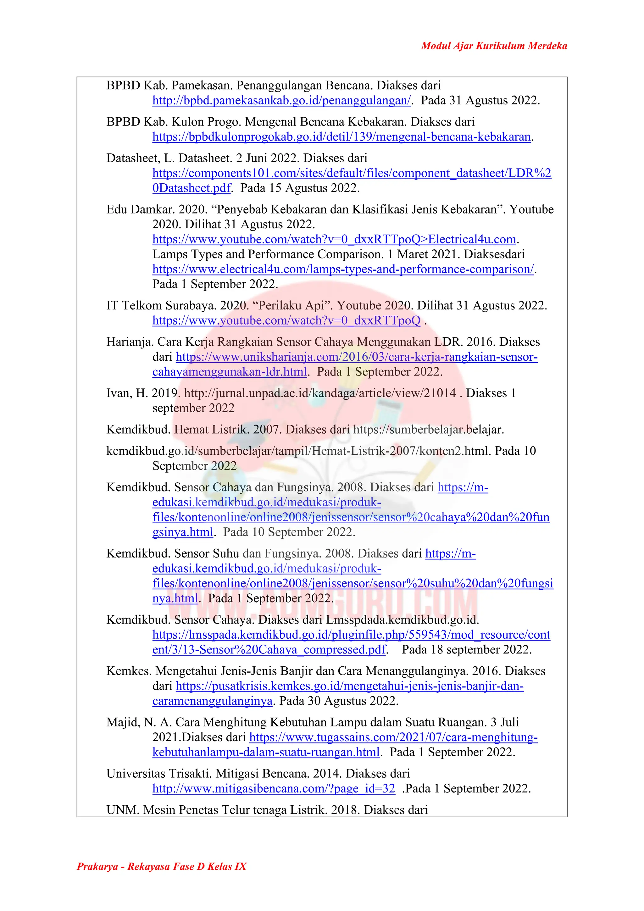 Modul Ajar Prakarya Rekayasa Kelas 9 Kurikulum Merdeka | PDF